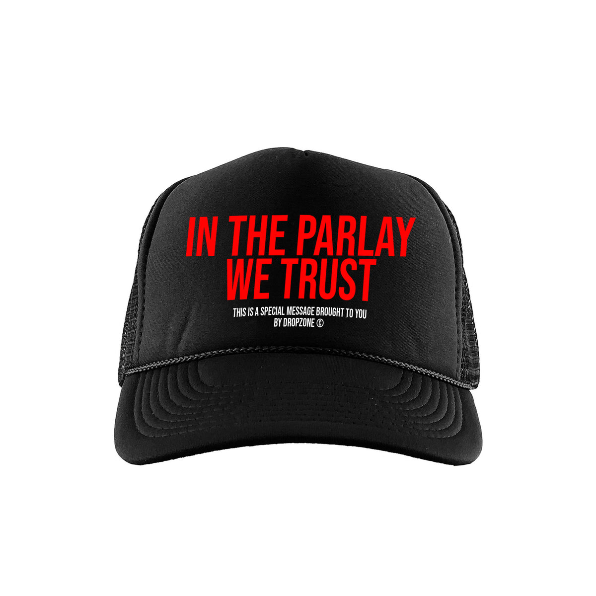 Black Parlay Trucker – DropZone211